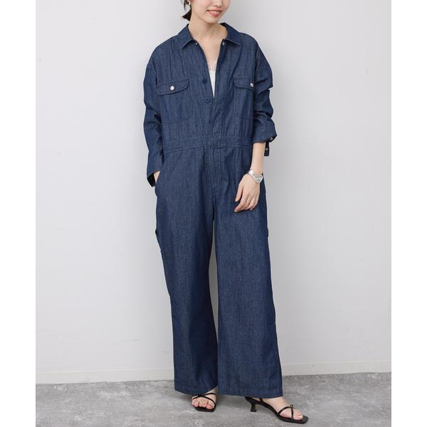 ZOZO問い合わせ番号:104458746ショップ:IENA，イエナブランド:UNIVERSAL OVERALL，ユニバーサルオーバーオール，SLOBE IENA，スローブイエナ商品名:UNIVERSAL OVERALL SLOBE別注 デ...