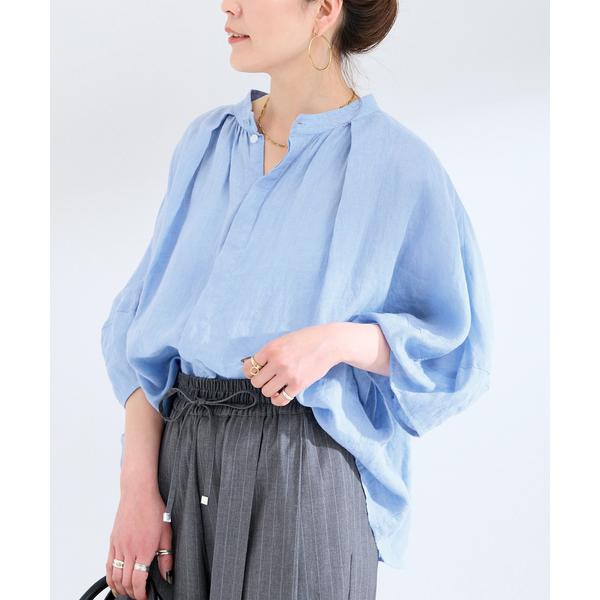 ZOZO問い合わせ番号:104458798ショップ:JOINT WORKS，ジョイントワークスブランド:B.C STOCK，ベーセーストック，Simplicite，サンプリシテ商品名:《追加7》手洗い可 / フレンチリネン2wayブラウスカ...