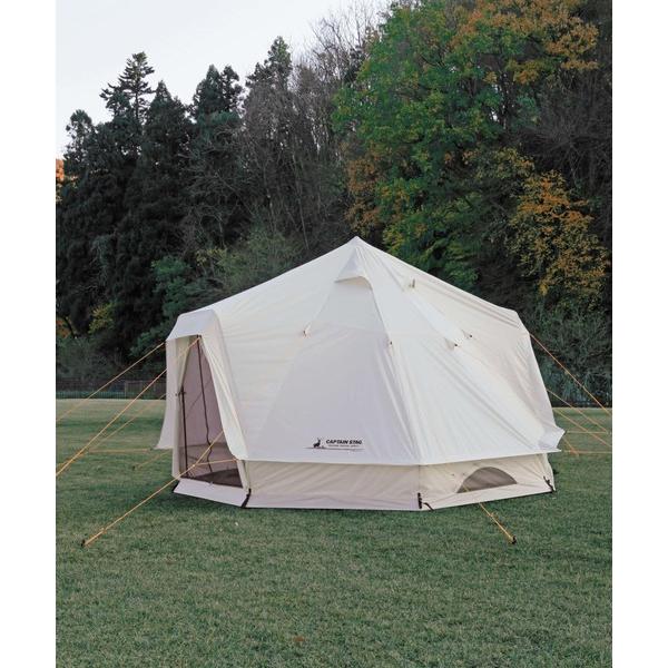 ZOZO問い合わせ番号:104459350ショップ:CAPTAIN STAG，キャプテンスタッグブランド:CAPTAIN STAG，キャプテンスタッグ商品名:CSクラシックス ワンポールテント DXオクタゴン400UVカテゴリ:アウトドア/...