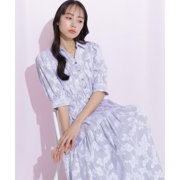 ZOZO問い合わせ番号:104464377ショップ:JILL by JILL STUART，ジル バイ ジル スチュアートブランド:JILL by JILL STUART，ジルバイジルスチュアート商品名:ストライプジャガードシャツワンピース...