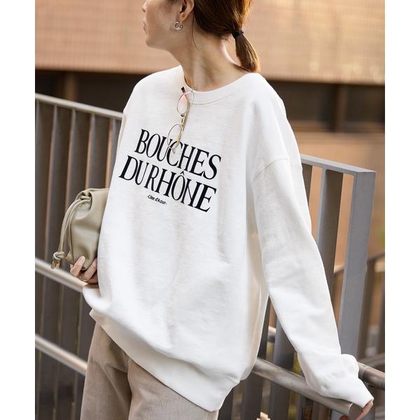 ZOZO問い合わせ番号:104485089ショップ:IENA，イエナブランド:SLOBE IENA，スローブイエナ商品名:《WEB限定/追加》フロッキープリントオーバースウェットカテゴリ:トップス>スウェットブランド品番:260709...