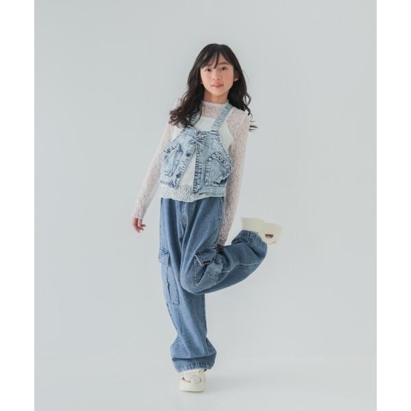 ZOZO問い合わせ番号:104485276ショップ:Wonder apartment，ワンダーアパートメントブランド:L.COPECK，エルコペック商品名:【綿100%】コットンデニムカーゴパンツ・裾アジャスター付き・カテゴリ:パンツ&gt...