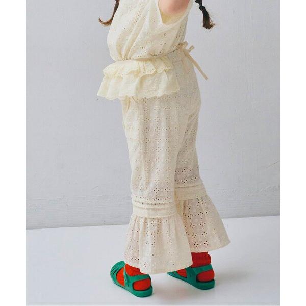 ZOZO問い合わせ番号:104485582ショップ:F.O.Online Store，エフオーオンラインストアブランド:p.premier，ピードットプルミエ商品名:アイレットレースフリルパンツカテゴリ:パンツ>その他パンツブランド品...