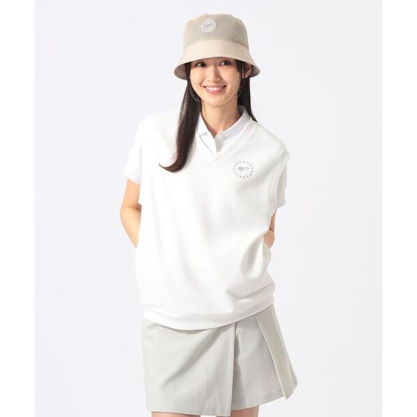 ZOZO問い合わせ番号:104486124ショップ:BEAMS GOLF，ビームスゴルフブランド:BEAMS GOLF，ビームスゴルフ商品名:〈WOMEN〉ORANGE LABEL / スターロゴ 裏毛ベスト（吸水速乾・UVカット）カテゴリ...