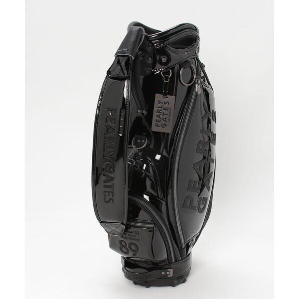 ZOZO問い合わせ番号:104486167ショップ:the HOUSE，ザハウスブランド:PEARLY GATES，パーリーゲイツ商品名:【PEARLY GATES】【公式オンライン限定】THE CADDIE BAG エナメルキャディバッグ...