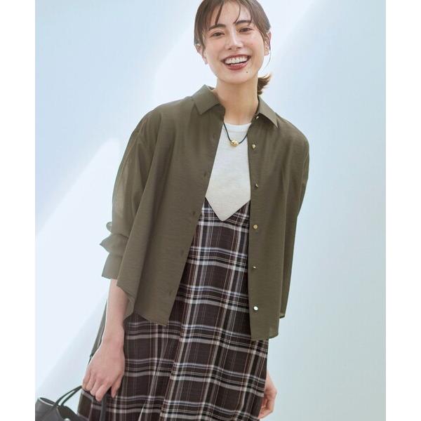 ZOZO問い合わせ番号:104486259ショップ:23区，ニジュウサンクブランド:23区，ニジュウサンク商品名:シアータンブラー シャツカテゴリ:トップス>シャツ/ブラウスブランド品番:BLWOLM0407素材:サックスブルー系/ベ...