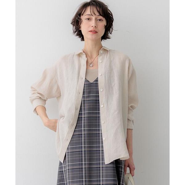 ZOZO問い合わせ番号:104486286ショップ:23区，ニジュウサンクブランド:23区 S，ニジュウサンクチイサイサイズ，23区，ニジュウサンク商品名:LIBECOリネン ベーシック シャツカテゴリ:トップス>シャツ/ブラウスブラ...
