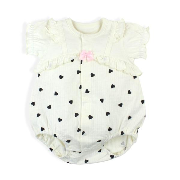 ※このアイテムは返品・交換対象外商品です。ZOZO問い合わせ番号:104486427ショップ:Si・Shu・Non，シ・シュ・ノンブランド:Si・Shu・Non，シシュノン商品名:ハートフリルロンパースカテゴリ:ママ＆ベビー>ロンパー...