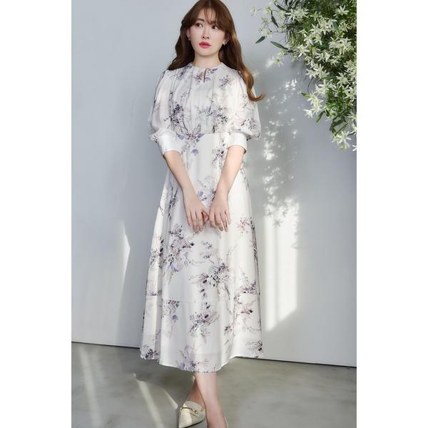 ZOZO問い合わせ番号:104486435ショップ:Her lip to，ハーリップトゥブランド:Her lip to，ハーリップトゥー商品名:French Bouquet Puff Sleeve Dressカテゴリ:ワンピース/ドレス&g...