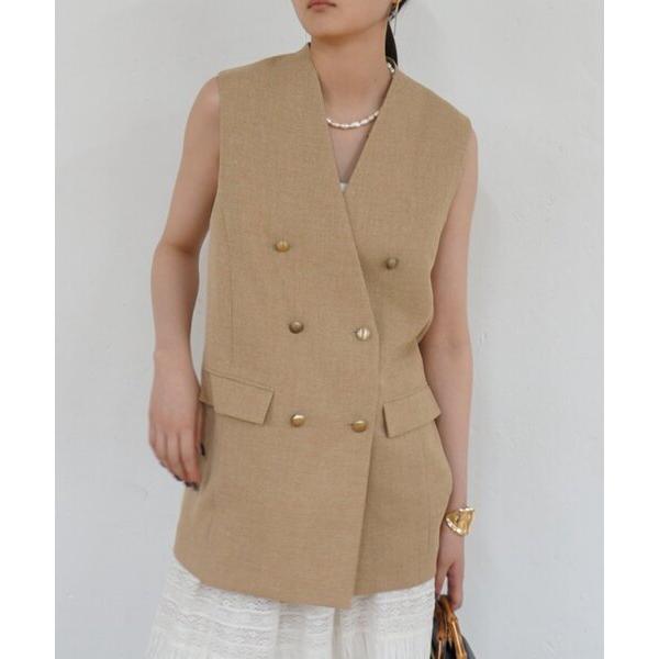 『タイムセール実施中』ZOZO問い合わせ番号:104487051ショップ:LOUNGEDRESS，ラウンジドレスブランド:LOUNGEDRESS，ラウンジドレス商品名:パナマジレジャケットカテゴリ:トップス>ベストブランド品番:LDZ...