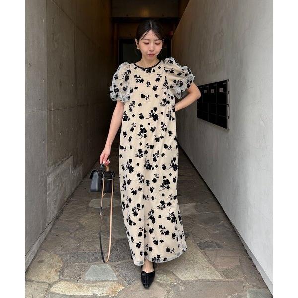 ZOZO問い合わせ番号:104487193ショップ:CAPRICIEUX LE'MAGE，カプリシュレマージュブランド:CAPRICIEUX LE'MAGE，カプリシューレマージュ商品名:【オケージョン/サイズ展開あり】フロッキーパフワンピ...