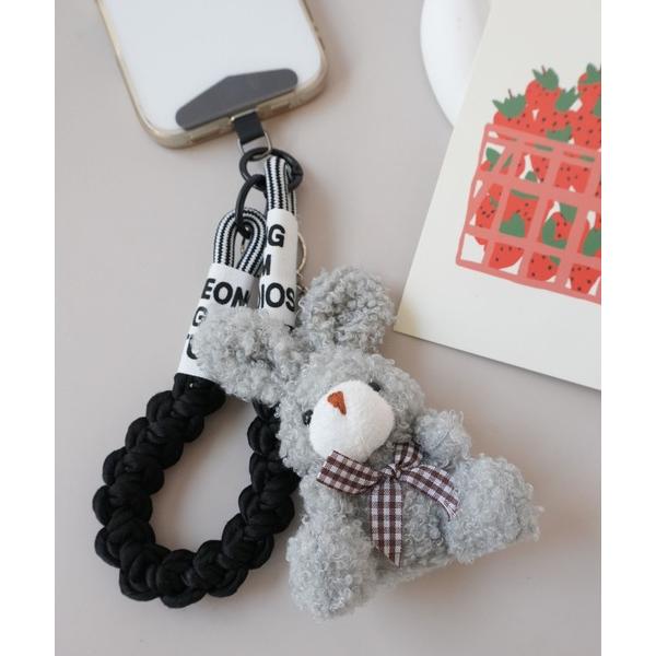 『タイムセール実施中』ZOZO問い合わせ番号:104487576ショップ:RiNc，リンクブランド:ammy.，エイミードット商品名:【 ammy. / エイミードット 】 うさぎ チャーム スマホ ストラップカテゴリ:PC・スマホグッズ/...