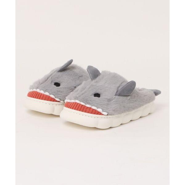 『タイムセール実施中』ZOZO問い合わせ番号:104487695ショップ:Lace Ladies，レースレディースブランド:Lace Ladies，レースレディース商品名:シャーク デザイン ファー フラット スリッパカテゴリ:インテリア&...