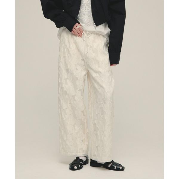 ZOZO問い合わせ番号:104487909ショップ:JEANASIS，ジーナシスブランド:eL，エル，JEANASIS，ジーナシス商品名:【eL】Floral Cut Jacquard Pants/659506カテゴリ:パンツ>その他...