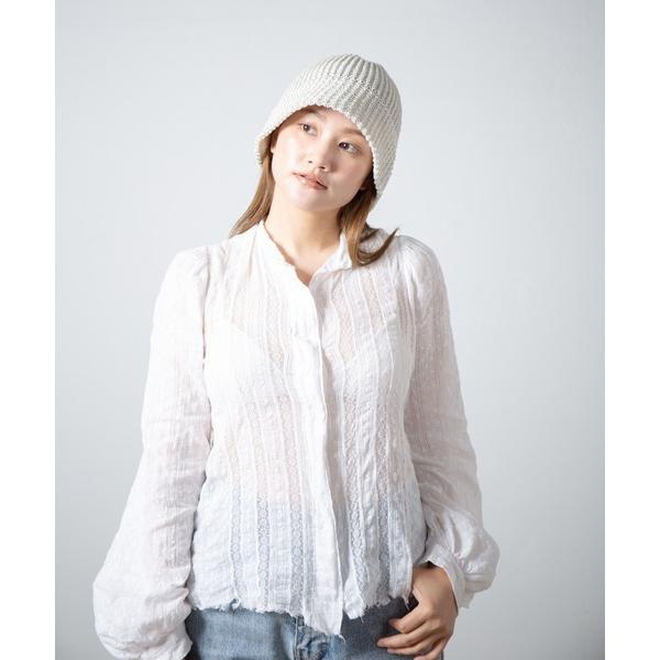 ZOZO問い合わせ番号:104488619ショップ:Ray's Store，レイズストアブランド:RACAL，ラカル商品名:Linen Touch Cotton Knit Tulip Hat / 擬麻コットンニットチューリップハットカテゴリ...