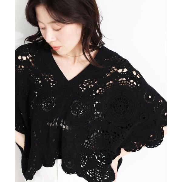 『タイムセール実施中』ZOZO問い合わせ番号:104488962ショップ:le.coeur blanc，ルクールブランブランド:le.coeur blanc，ルクールブラン商品名:TORRAZZO DONNAクロシェレースブラウスカテゴリ:...