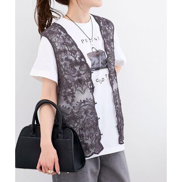 『タイムセール実施中』ZOZO問い合わせ番号:104488963ショップ:le.coeur blanc，ルクールブランブランド:le.coeur blanc，ルクールブラン商品名:TORRAZZO DONNAエンブロイダリーレースベストカテ...