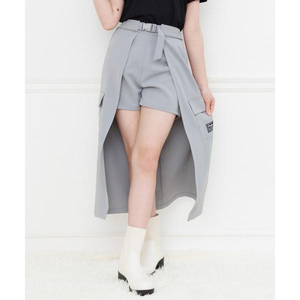 ZOZO問い合わせ番号:104489019ショップ:BABYDOLL，ベビードールブランド:PINKHUNT，ピンクハント商品名:PINKHUNT スリットスカート付きショートパンツ 1440Kカテゴリ:スカート>スカートブランド品番...