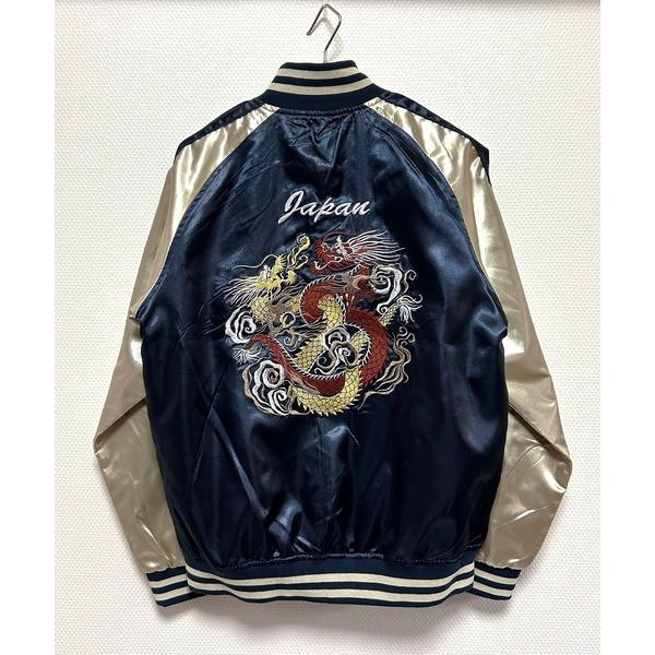 ZOZO問い合わせ番号:104489538ショップ:BEATJIVE，ビートジャイブブランド:BEATJIVE，ビートジャイブ商品名:スカジャン スーベニアジャケット ブルゾン メンズ 双龍カテゴリ:ジャケット/アウター>スカジャンブ...