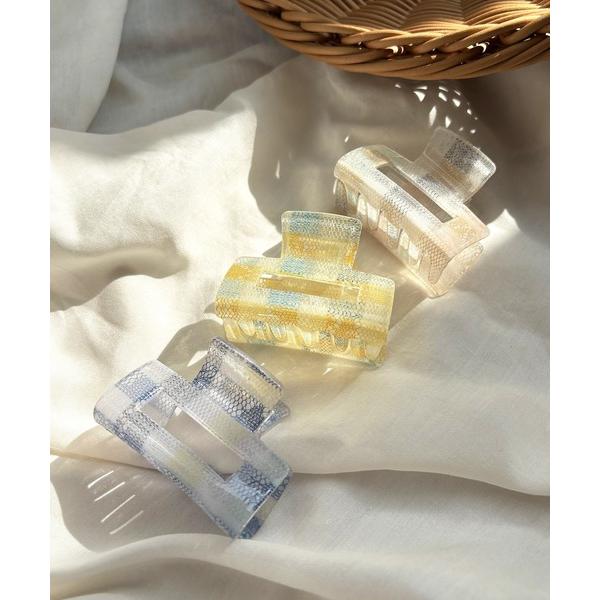 ZOZO問い合わせ番号:104489542ショップ:Auntie Rosa，アンティローザブランド:mil，ミル商品名:クリア チェック柄 ヘアクリップ 【587246】カテゴリ:ヘアアクセサリー>バレッタ/ヘアクリップブランド品番:...