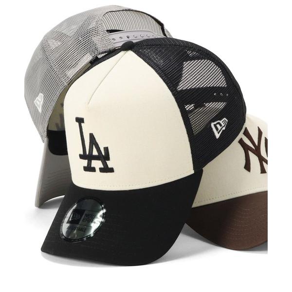 ZOZO問い合わせ番号:104489643ショップ:ONSPOTZ，オンスポッツブランド:NEW ERA，ニューエラ商品名:ニューエラメッシュキャップ 9FORTYA-FRAMETRUCKER ツートーンMLB ONSPOTZ別注カテゴリ:...