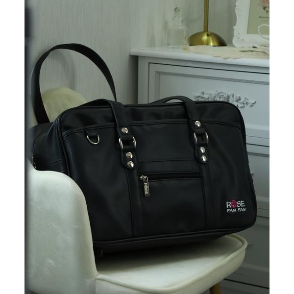 ZOZO問い合わせ番号:104490307ショップ:FUNALIVE，ファンアライブブランド:FUNALIVE，ファンアライブ商品名:ROSE FANFAN 合皮スクールバッグカテゴリ:バッグ>ボストンバッグブランド品番:JUE-RF...