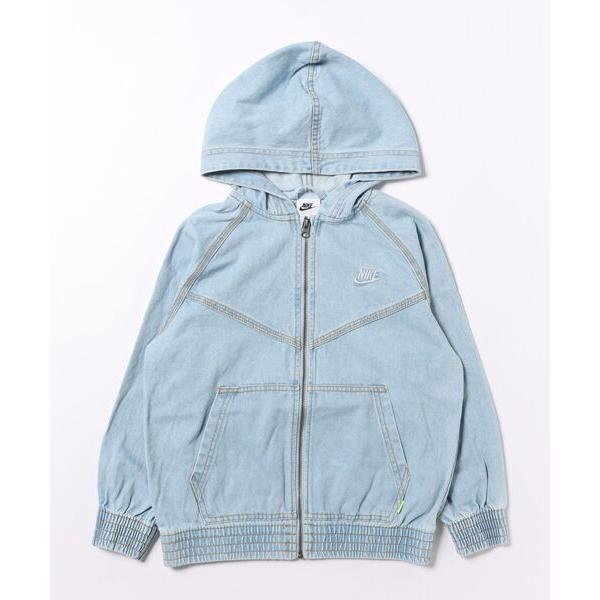 ZOZO問い合わせ番号:104490515ショップ:TSURUYA，ツルヤブランド:NIKE，ナイキ，TSURUYA，ツルヤ商品名:《NIKEアパレル》K NSW WR DENIM FZ JACKETカテゴリ:ジャケット/アウター>そ...