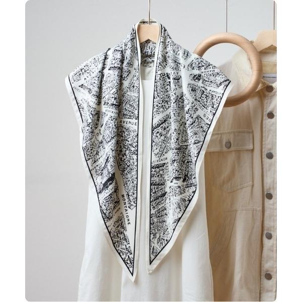 『タイムセール実施中』ZOZO問い合わせ番号:104490916ショップ:Bonjour Sagan，ボンジュールサガンブランド:I.O.E，アイオイ商品名:ヴィンテージマップ トライアングルショールカテゴリ:ファッション雑貨>ストー...