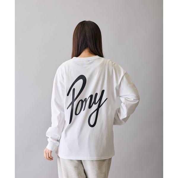 ZOZO問い合わせ番号:104491208ショップ:improves，インプローブスブランド:PONY，ポニー，improves，インプローブス商品名:【PONY】別注 プリント 別注 長袖Tシャツカテゴリ:トップス>Tシャツ/カット...
