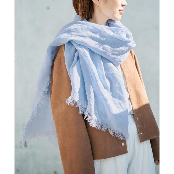 ZOZO問い合わせ番号:104501226ショップ:IENA，イエナブランド:IENA，イエナ商品名:ASAUCE MELER/アソースメレ フランダースサン リネンガーゼカテゴリ:ファッション雑貨>ストール/ショールブランド品番:2...