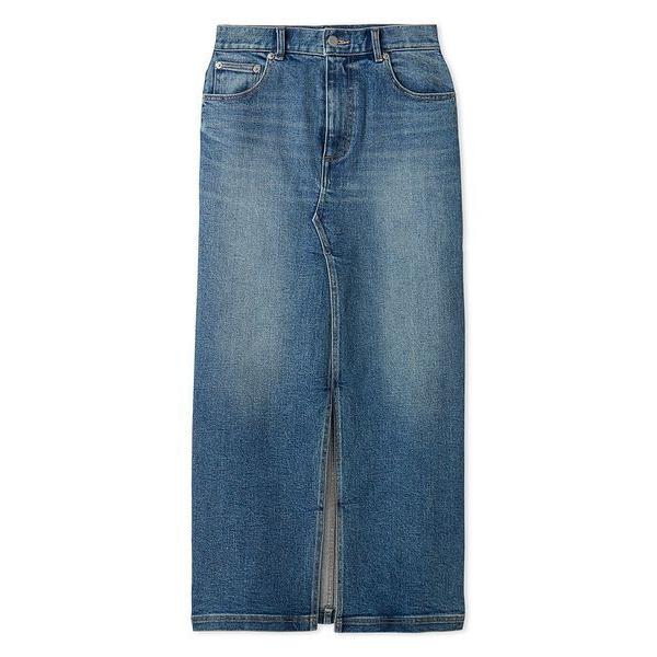 ZOZO問い合わせ番号:104526803ショップ:LILY BROWN，リリー ブラウンブランド:LILY BROWN，リリーブラウン商品名:デニムロングスカートカテゴリ:スカート>スカートブランド品番:LWFS261038素材:綿...