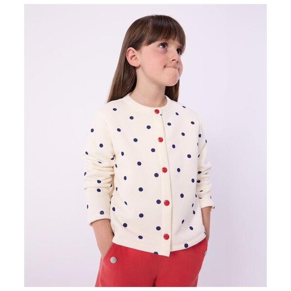ZOZO問い合わせ番号:104527114ショップ:PETIT BATEAU，プチバトーブランド:PETIT BATEAU，プチバトー商品名:ドットプリントカーディガンカテゴリ:トップス>カーディガン/ボレロブランド品番:A0FT4A...
