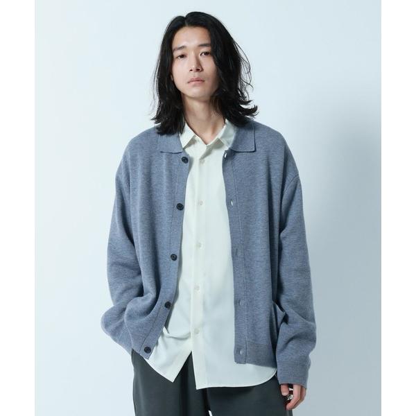 ZOZO問い合わせ番号:104527147ショップ:RAGEBLUE，レイジブルーブランド:RAGEBLUE，レイジブルー商品名:【Washable】Knit Shirt Cardigan/ニットシャツカーデカテゴリ:トップス>ニット...