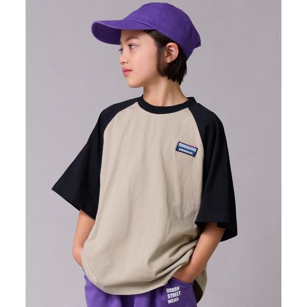 ZOZO問い合わせ番号:104527205ショップ:pairmanon，ペアマノンブランド:PAIRMANON STREET，ペアマノンストリート商品名:【綿100%】配色ラグラン ワンポイント刺繍 半袖 Tシャツ【PAIRMANON ST...