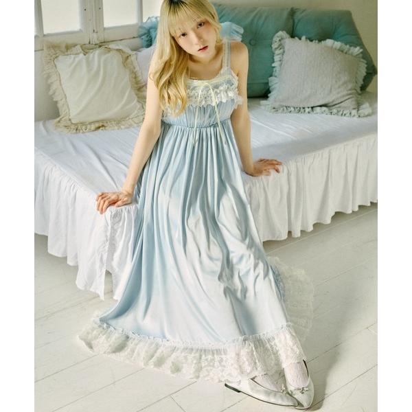 ZOZO問い合わせ番号:104527210ショップ:kutir，クティールブランド:kutir，クティール商品名:【クティールとレトロ】レースドッキングサテンキャミワンピースカテゴリ:ワンピース/ドレス>ワンピースブランド品番:646...