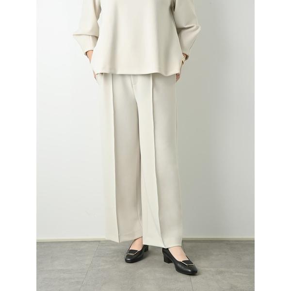 『タイムセール実施中』ZOZO問い合わせ番号:104527579ショップ:WEARSTAND，ウェアスタンドブランド:Brown&amp;Street，ブラウンアンドストリート商品名:【Refine】 センタータックストレートパンツカテゴリ...
