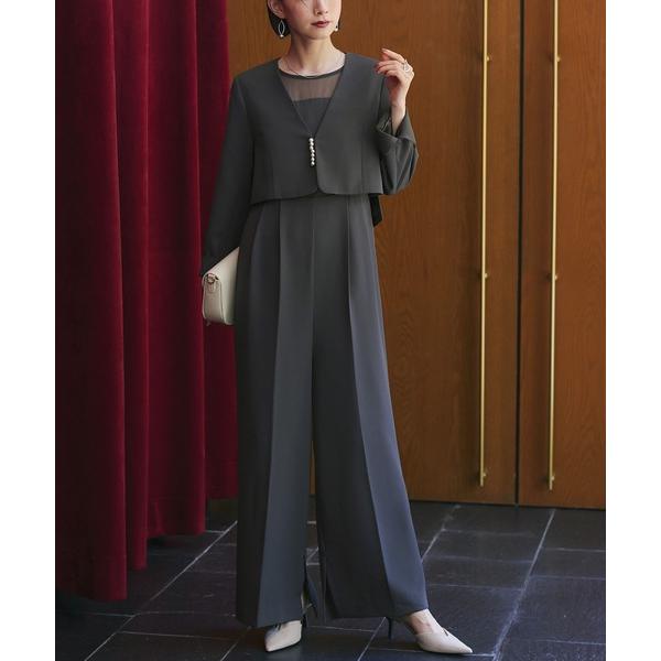 『セール実施中』参考価格：15，983円発売時期：2024年09月コンディション：D（傷・汚れあり）傷や汚れがあるが使用には問題ないアイテムすそ周り：汚れ装飾部分：欠損参考商品名：2点セット ｜ パールデザイン ジャケット ＆ オールインワ...