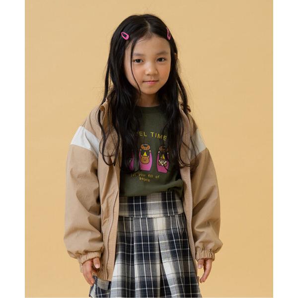 ZOZO問い合わせ番号:104563212ショップ:petit main，プティマインブランド:and D. petit main，アンドディープティマイン商品名:【フード収納可能】【撥水】肩切替ジップジャケットカテゴリ:ジャケット/アウタ...