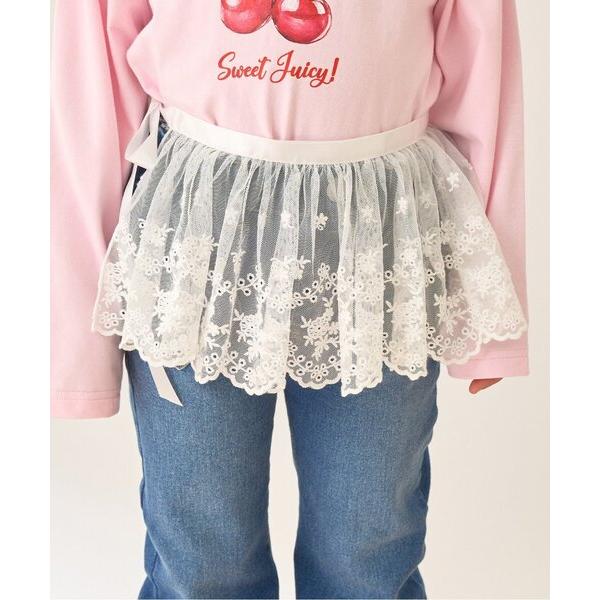 ZOZO問い合わせ番号:104563225ショップ:petit main，プティマインブランド:Lycee mine，リセマイン，petit main，プティマイン商品名:【2way】衿にもなるチュール巻きスカート【Lycee mineバレ...