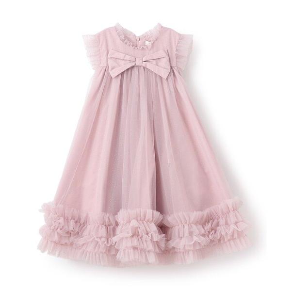 ZOZO問い合わせ番号:104563274ショップ:sense of wonder，センスオブワンダーブランド:sense of wonder，センスオブワンダー商品名:ドットチュールリボンドレスカテゴリ:ワンピース/ドレス>シャツワ...