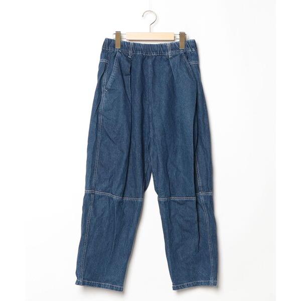 参考価格：7，590円発売時期：2021年12月コンディション：C（やや使用感あり）使用感があり、やや気になる傷や汚れがあるアイテム全体的：毛玉、色あせ参考商品名：ツイル/デニム切り替えバルーンパンツ参考品番：217011H/217011H...