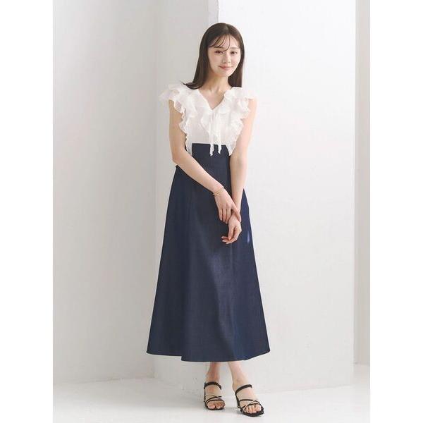 ZOZO問い合わせ番号:104599541ショップ:MERCURYDUO，マーキュリーデュオブランド:MERCURYDUO，マーキュリーデュオ商品名:2WAYラッフルブラウスドッキングワンピースカテゴリ:ワンピース/ドレス>ワンピース...