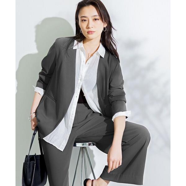 ZOZO問い合わせ番号:104599694ショップ:INDIVI，インディヴィブランド:INDIVI，インディヴィ商品名:【さらに軽く軽快！／着る日傘】ノーカラージャケットカテゴリ:ジャケット/アウター>ノーカラージャケットブランド品...