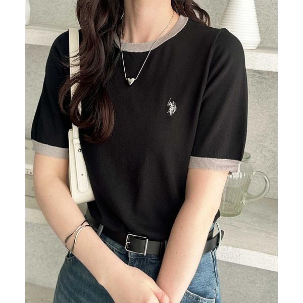 『セール実施中』ZOZO問い合わせ番号:104599827ショップ:GeeRA，ジーラブランド:U.S. POLO ASSN.，ユーエスポロアッスン，GeeRA，ジーラ商品名:GeeRA別注【U.S. POLO ASSN.】配色ニットプルオ...