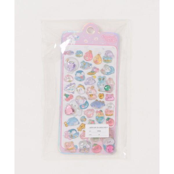 ZOZO問い合わせ番号:104599929ショップ:Port，ポートブランド:Jelly moo，ジェリームー商品名:【 Jelly moo / ジェリームー 】 ぷっくり3D キラキラ宝石風 ファンシー シール / ステッカーカテゴリ:雑...