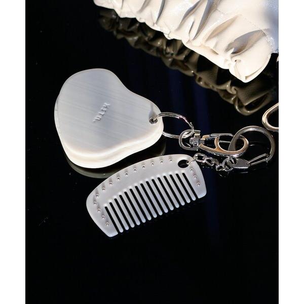 ZOZO問い合わせ番号:104599937ショップ:Kastane，カスタネブランド:Kastane，カスタネ商品名:【fiw./5色展開】ミラー＆コームチャームカテゴリ:財布/小物>キーホルダーブランド品番:KAF1061114A0...