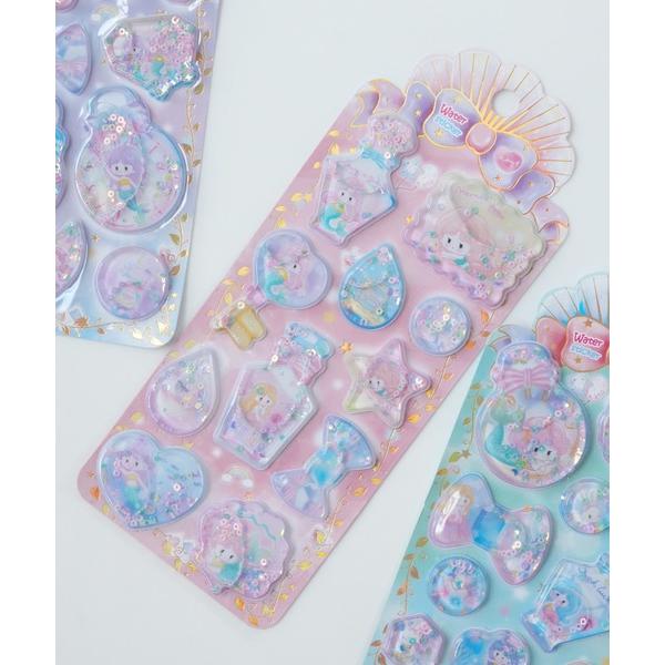 ZOZO問い合わせ番号:104599981ショップ:Port，ポートブランド:Jelly moo，ジェリームー商品名:【 Jelly moo / ジェリームー 】 マーメイド シャカシャカ ウォーターシール / ステッカーカテゴリ:雑貨/ホ...