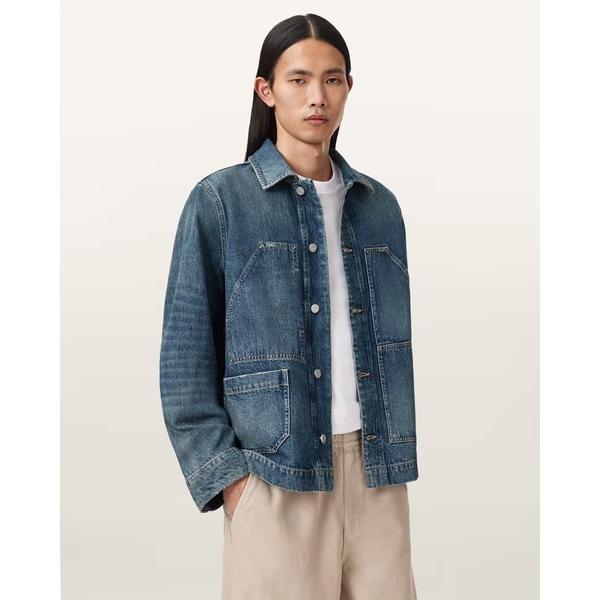 ZOZO問い合わせ番号:104600230ショップ:ALLSAINTS，オールセインツブランド:ALLSAINTS，オールセインツ商品名:MUKESH DENIM JACKET | MUKESH デニム ジャケットカテゴリ:ジャケット/アウ...