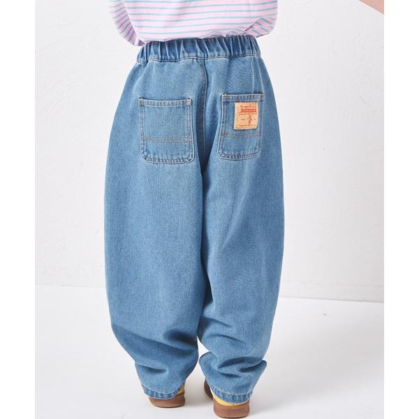 ZOZO問い合わせ番号:104600299ショップ:pairmanon，ペアマノンブランド:pairmanon，ペアマノン，coucou manon，ククゥ マノン商品名:ユニセックス ネームタグ付き カーブデニムパンツカテゴリ:パンツ&g...