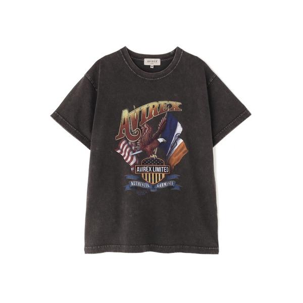 ZOZO問い合わせ番号:104600420ショップ:AVIREX WOMAN，アヴィレックス ウーマンブランド:AVIREX，アヴィレックス商品名:FADE EAGLE T-SHIRTカテゴリ:トップス>Tシャツ/カットソーブランド品...